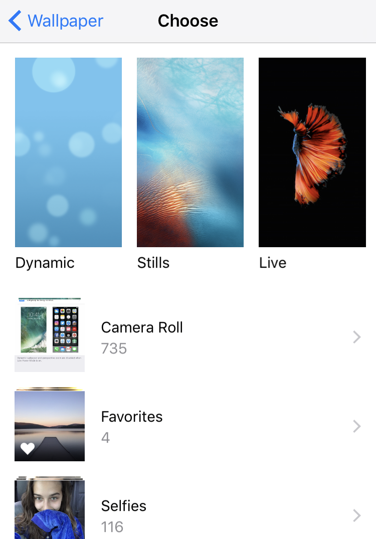 Choose A New Wallpaper Iphone 6 7 Ios 10 Ios10 - Lock Screen Wallpaper ...