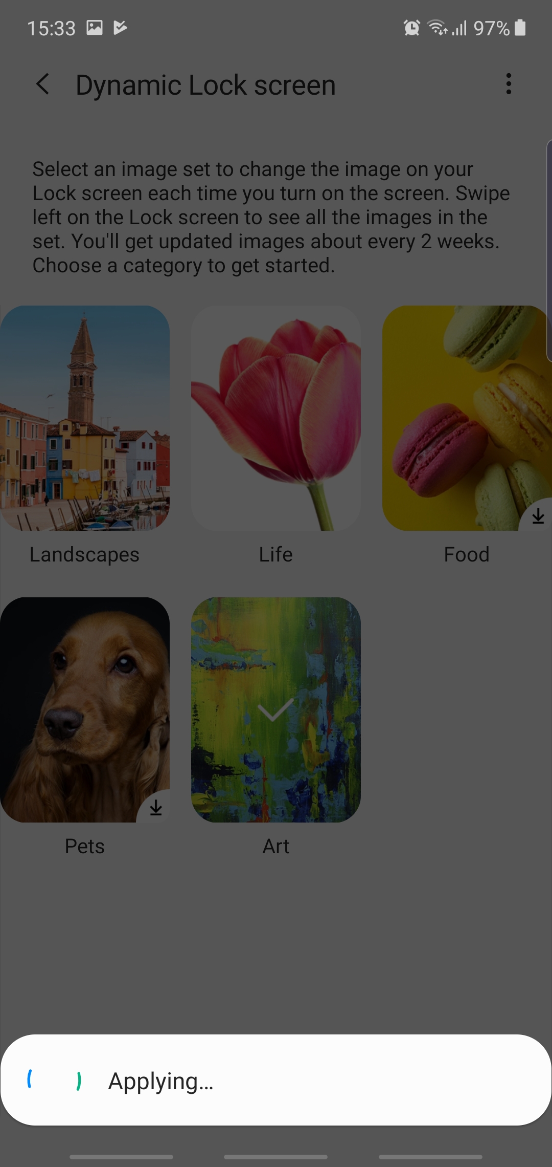Samsung Dynamic Lock Screen Art Wallpapers Download- WallpaperUse