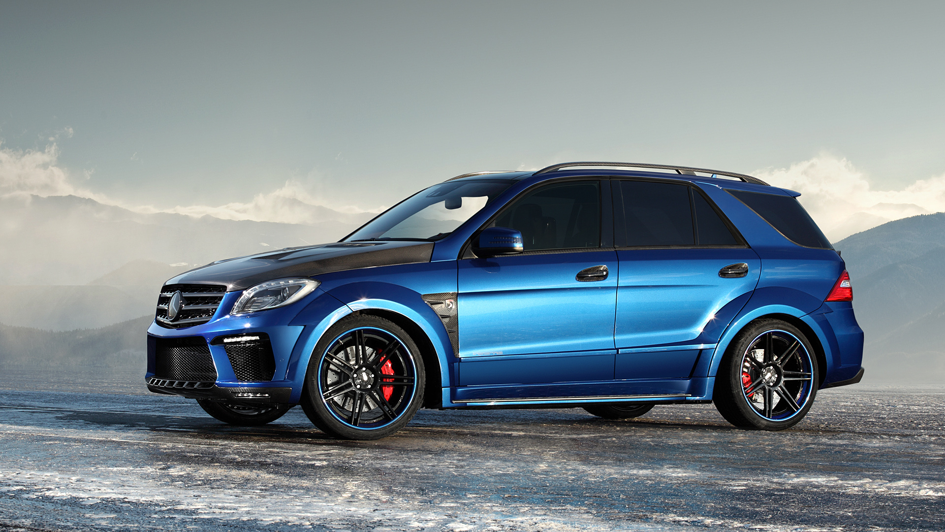 Mercedes Ml63 Amg Custom- WallpaperUse