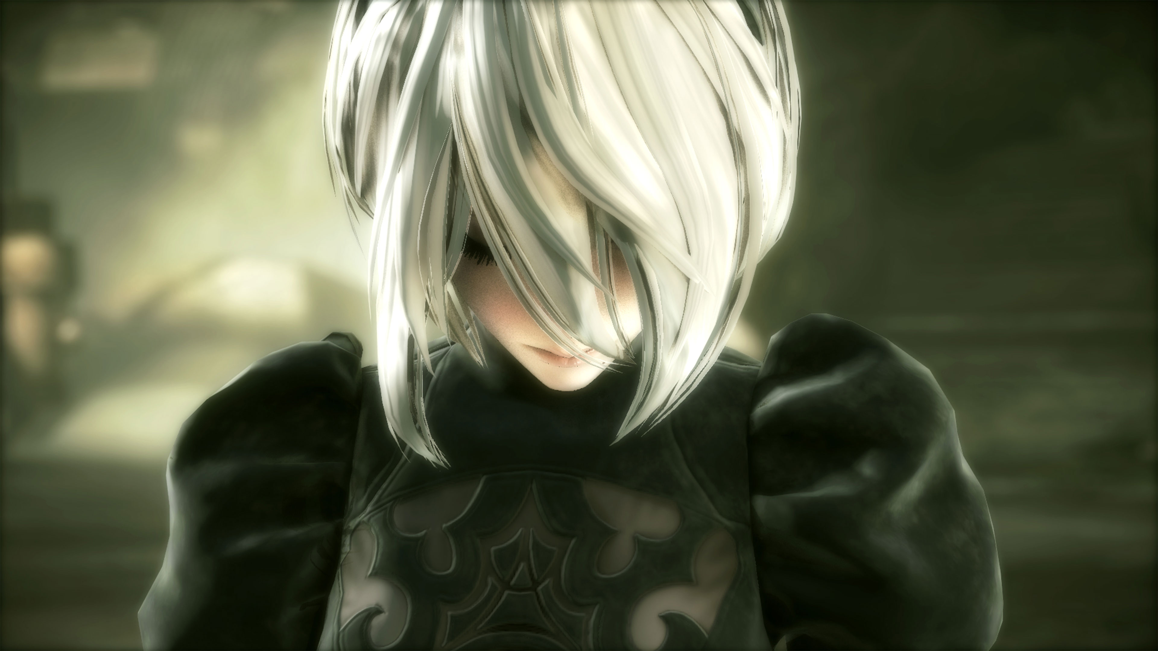 Nier Automata Cry- WallpaperUse