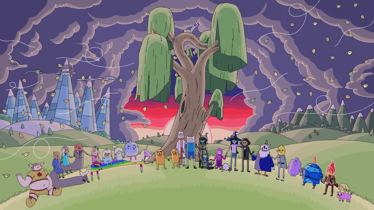 Adventure Time Huntress Wizard And Finn- WallpaperUse