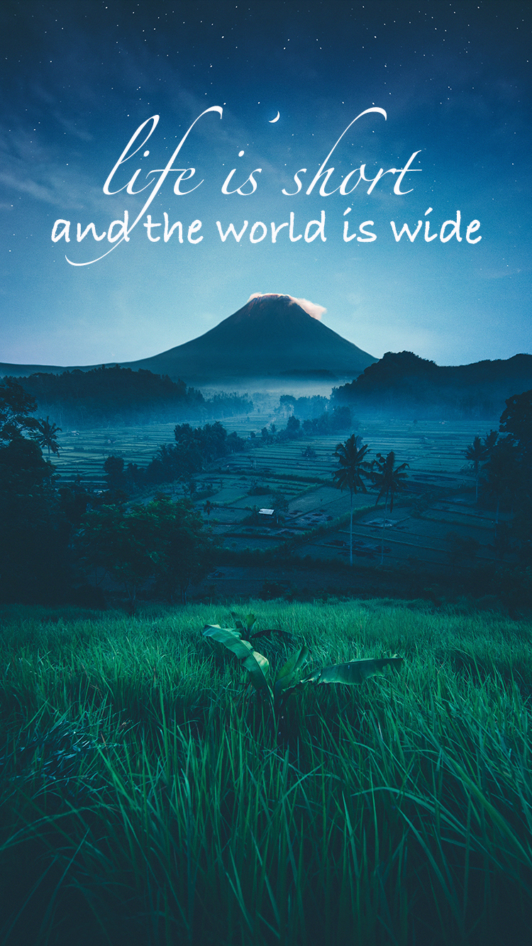 Lock Screen Wallpapers - Night Blue Sky- WallpaperUse