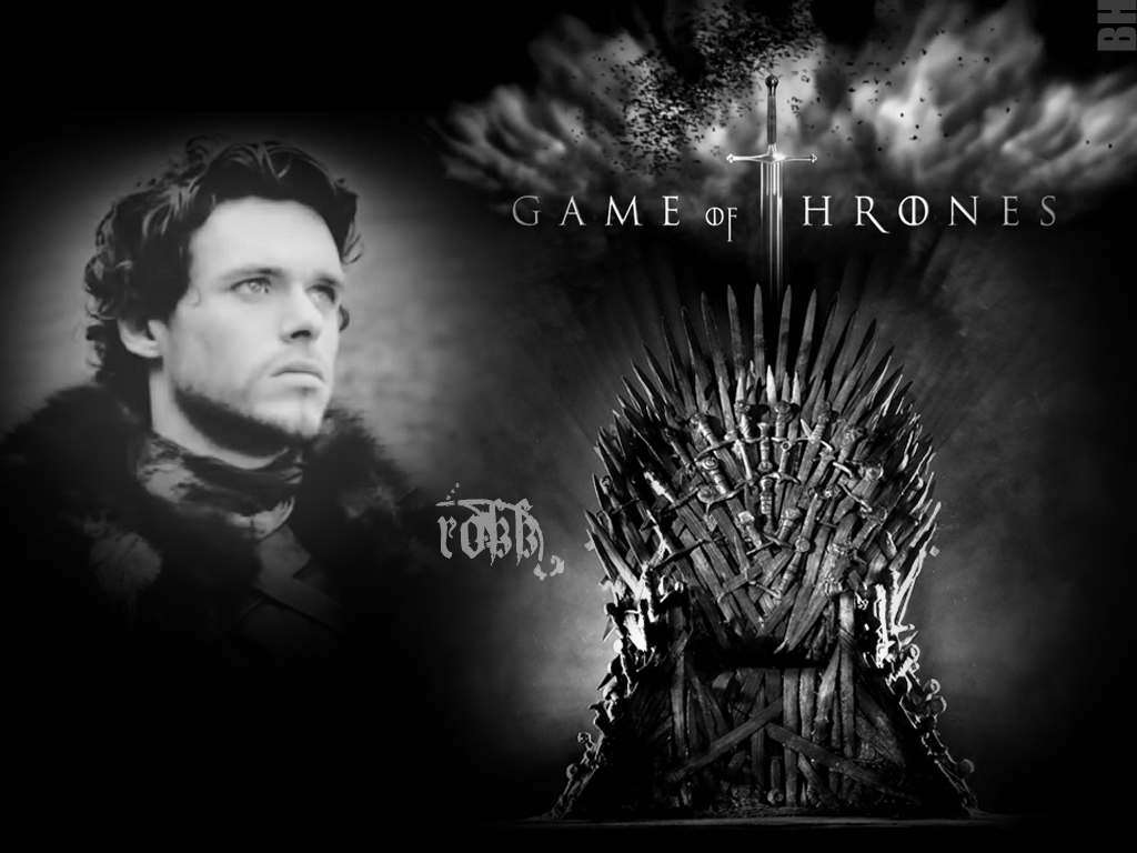 Robb Stark - Game Of Thrones Horizontal Poster- WallpaperUse