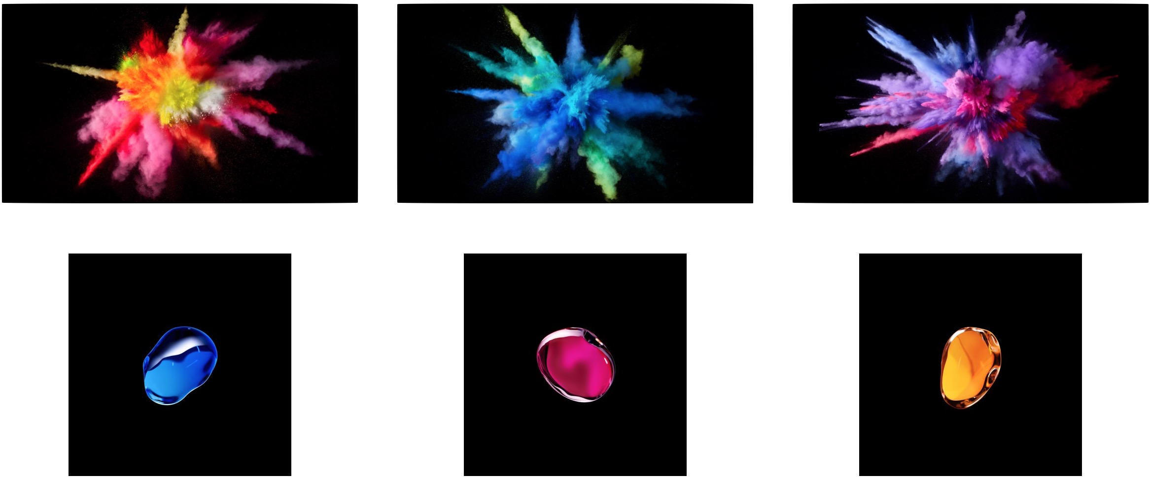 Mac Background Color Burst- WallpaperUse