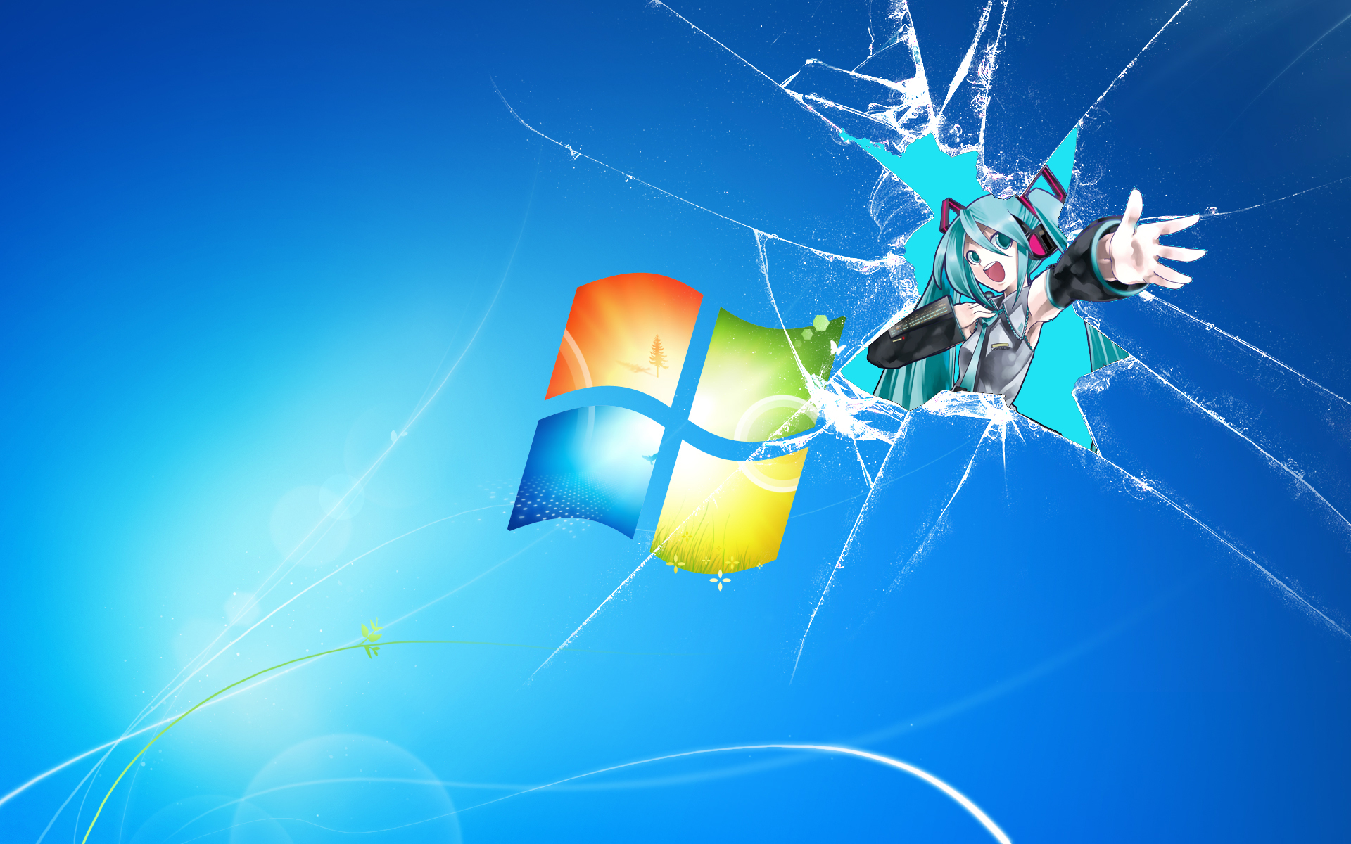 hatsune miku wallpaper,graphic design,graphics,operating system ...
