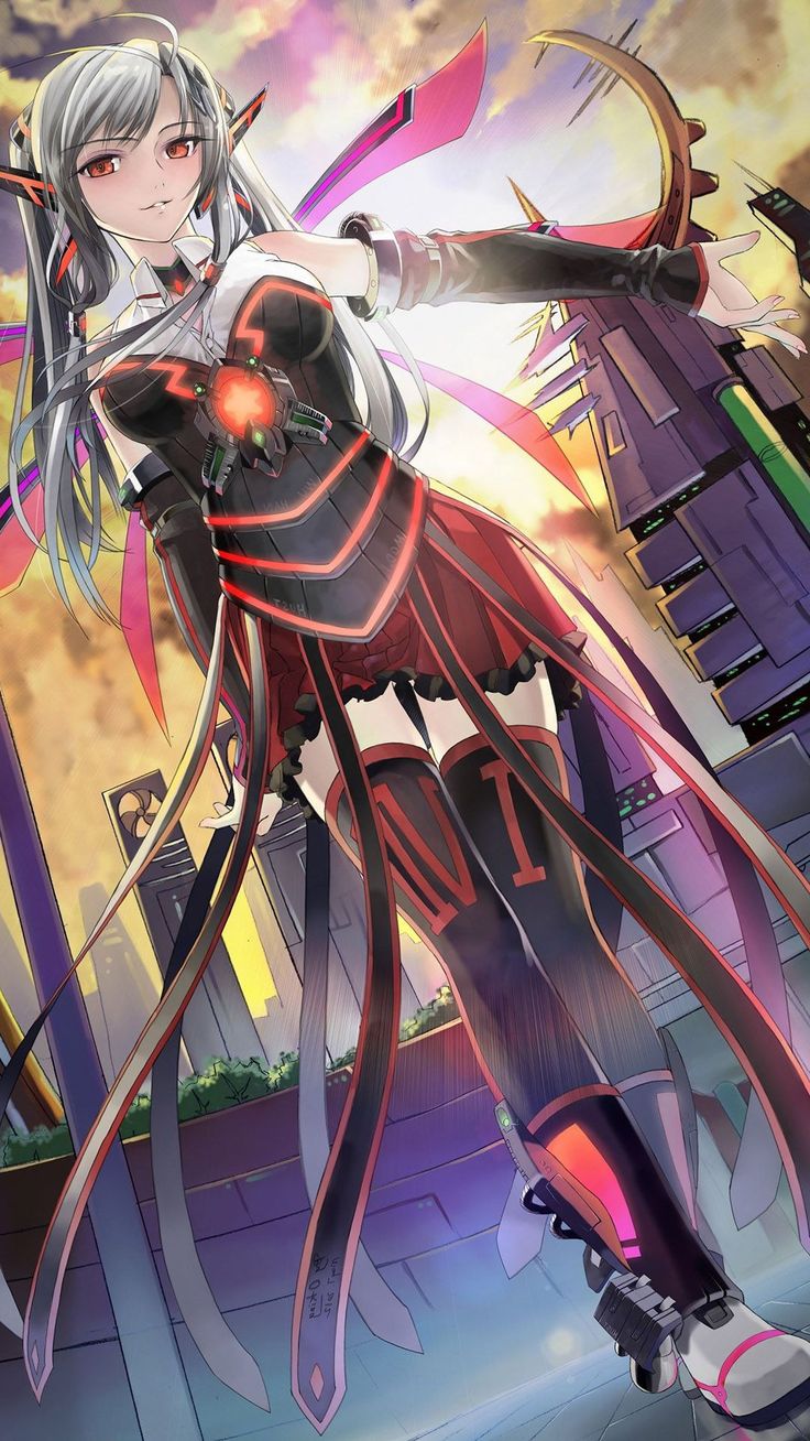 Futuristic Princess Anime- WallpaperUse