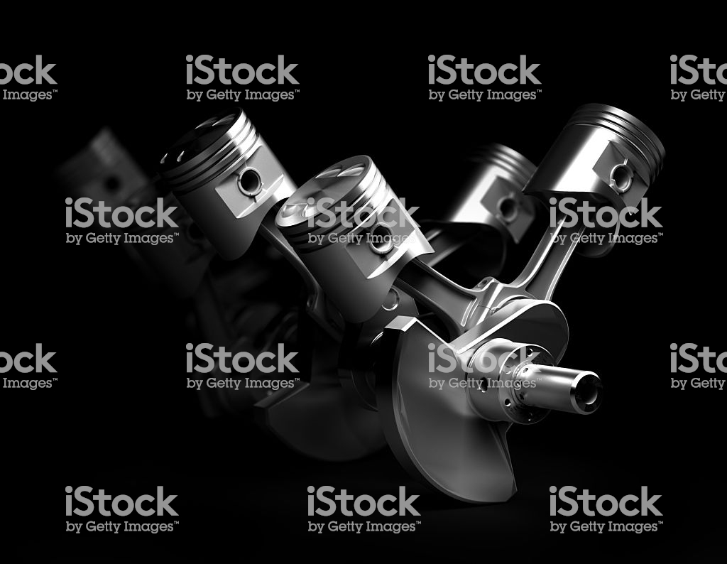 3d Rendering Of V8 Engine With Explosions - Dindon- WallpaperUse