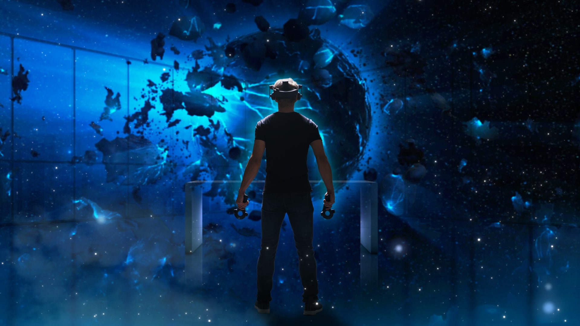 Htc Vive Pro Virtual Reality Ces - Htc Vive Pro- WallpaperUse