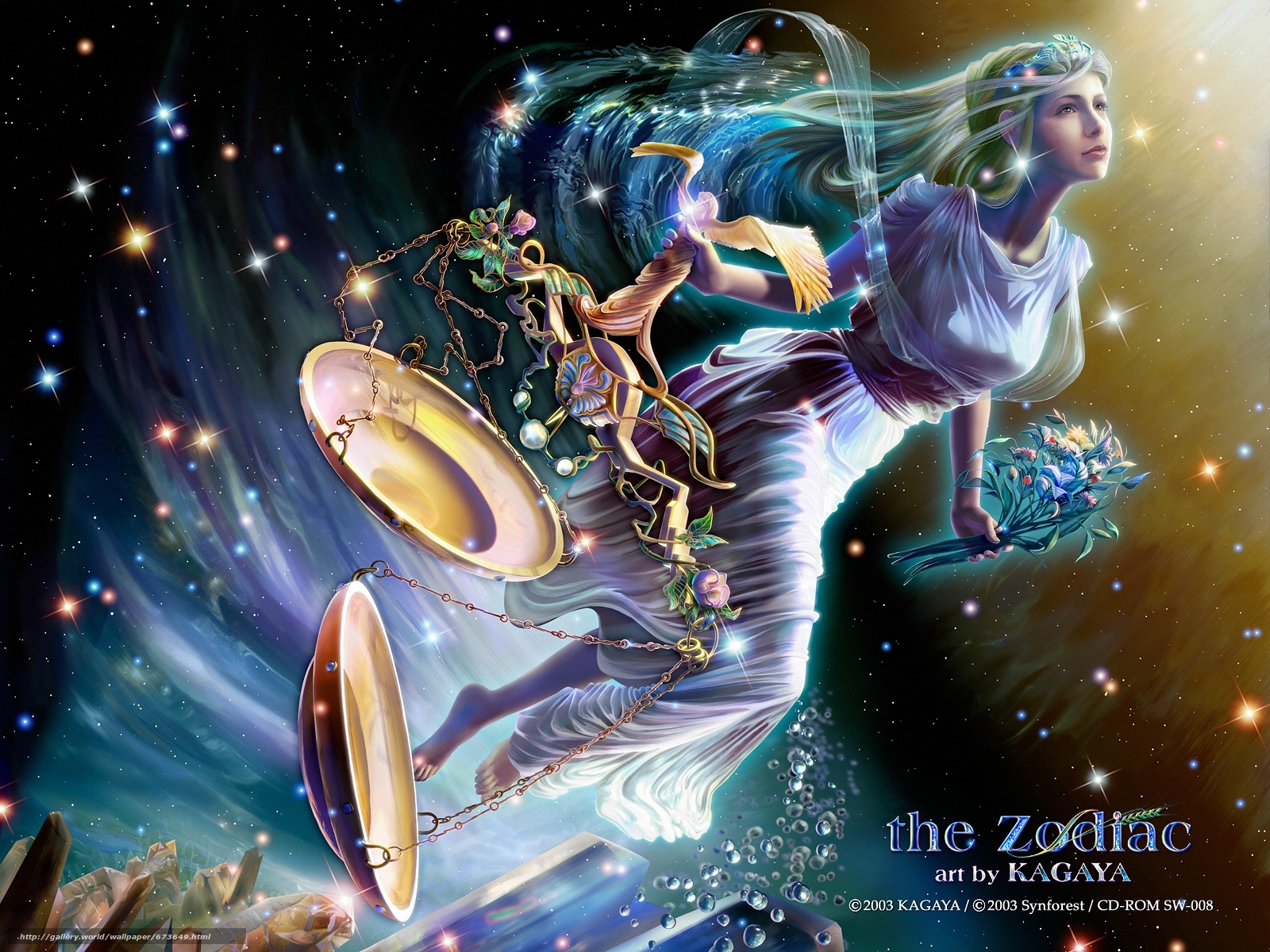 Libra Wallpaper Cg Artwork Mythology Fictional Character Space