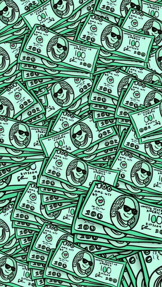 money iphone wallpaper,pattern,drawing,doodle,currency,line art ...