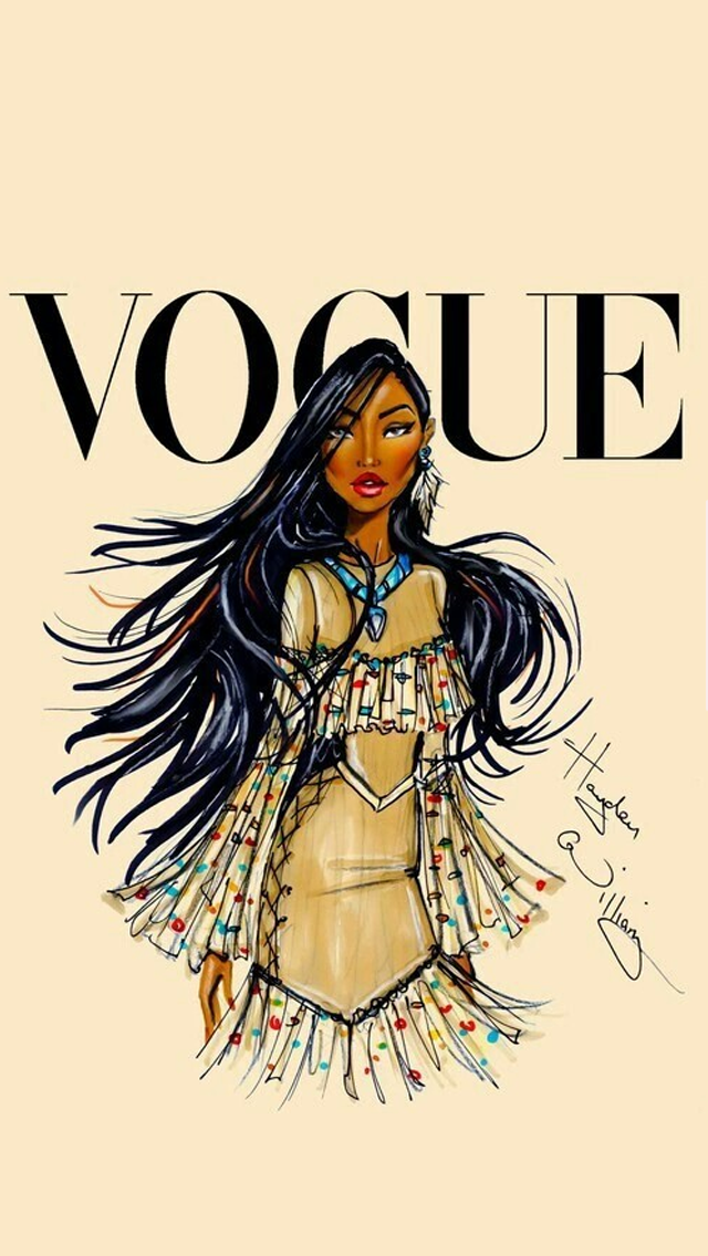vogue wallpaper,cartoon,illustration,long hair,font,drawing (#108932 ...