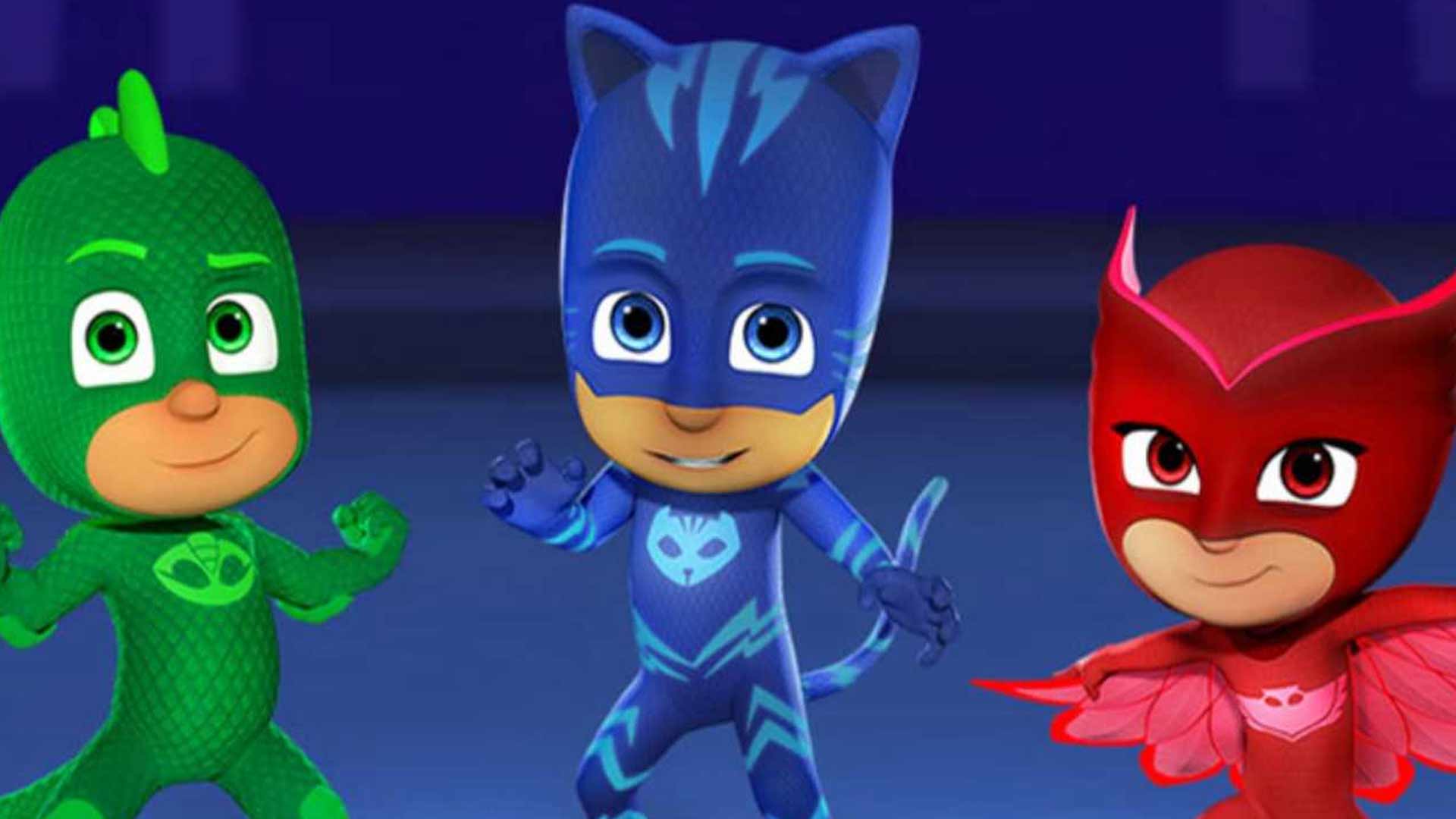 pj masks wallpaper,animated cartoon,cartoon,fictional character ...