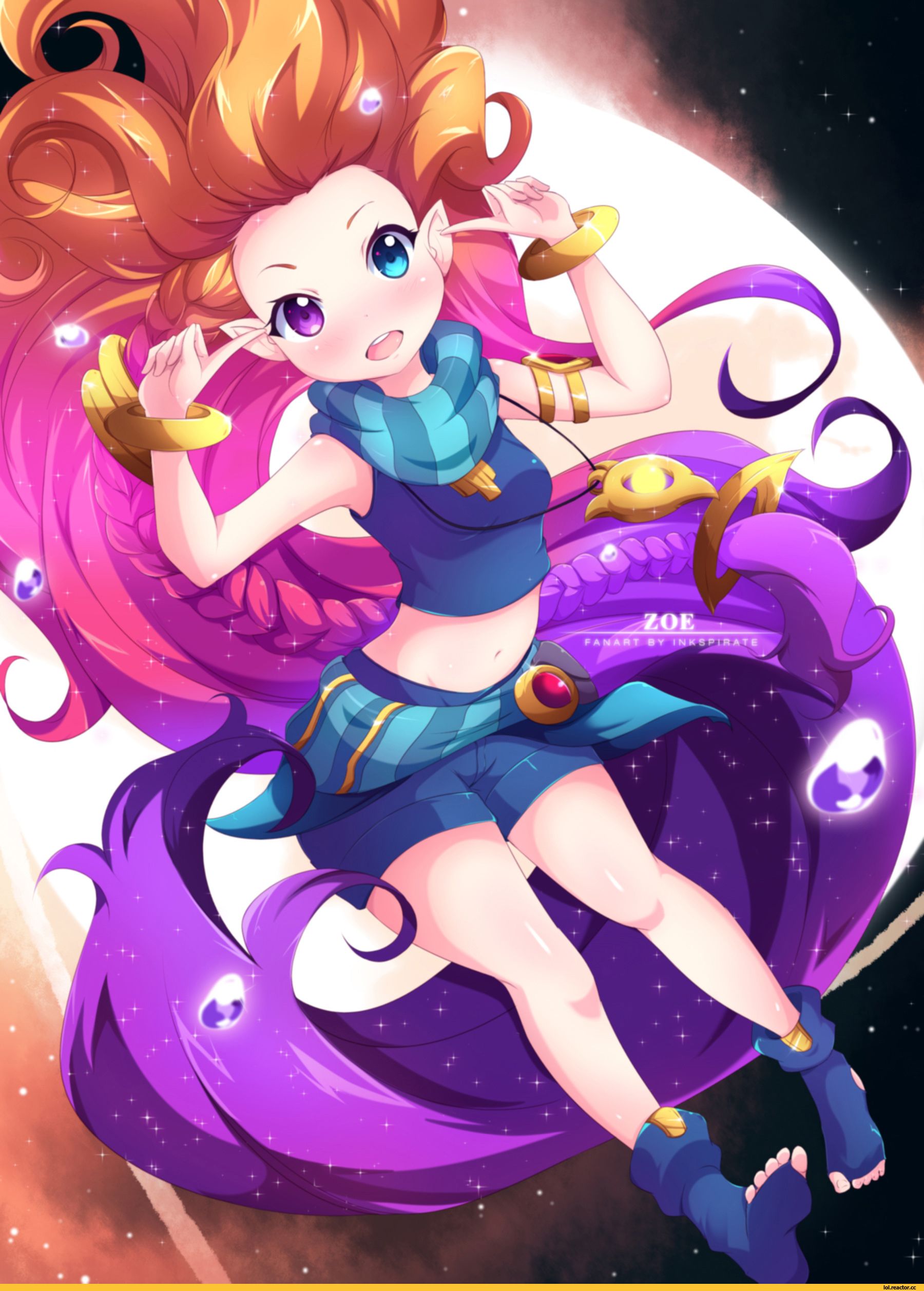 Zoe League Of Legends Anime- WallpaperUse