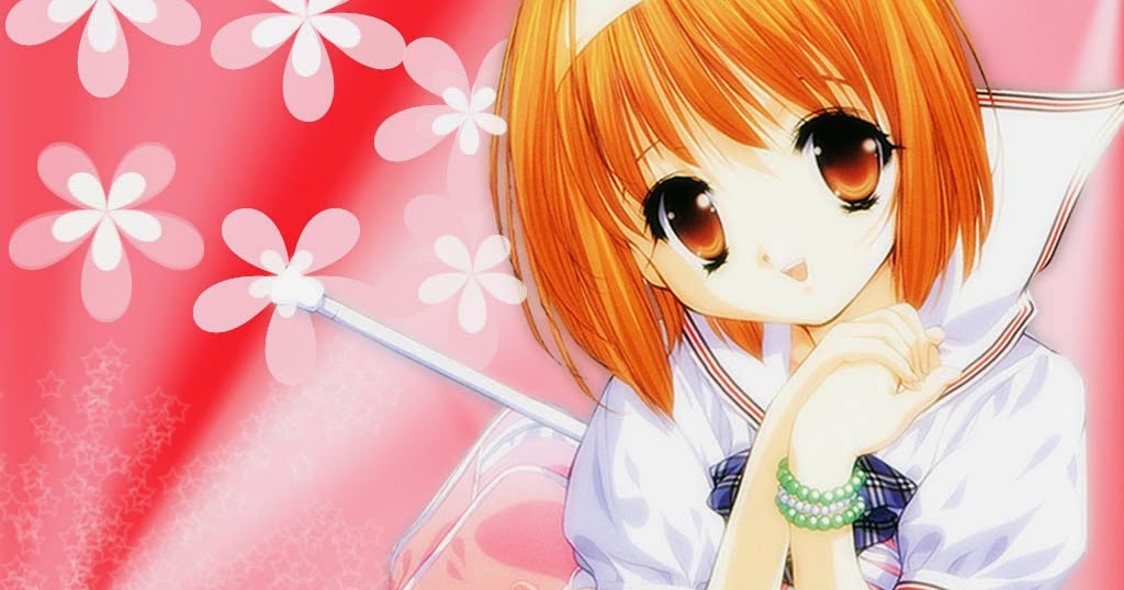 wallpaper kunci layar,cartoon,anime,cg artwork,orange,hime cut (#115587 ...