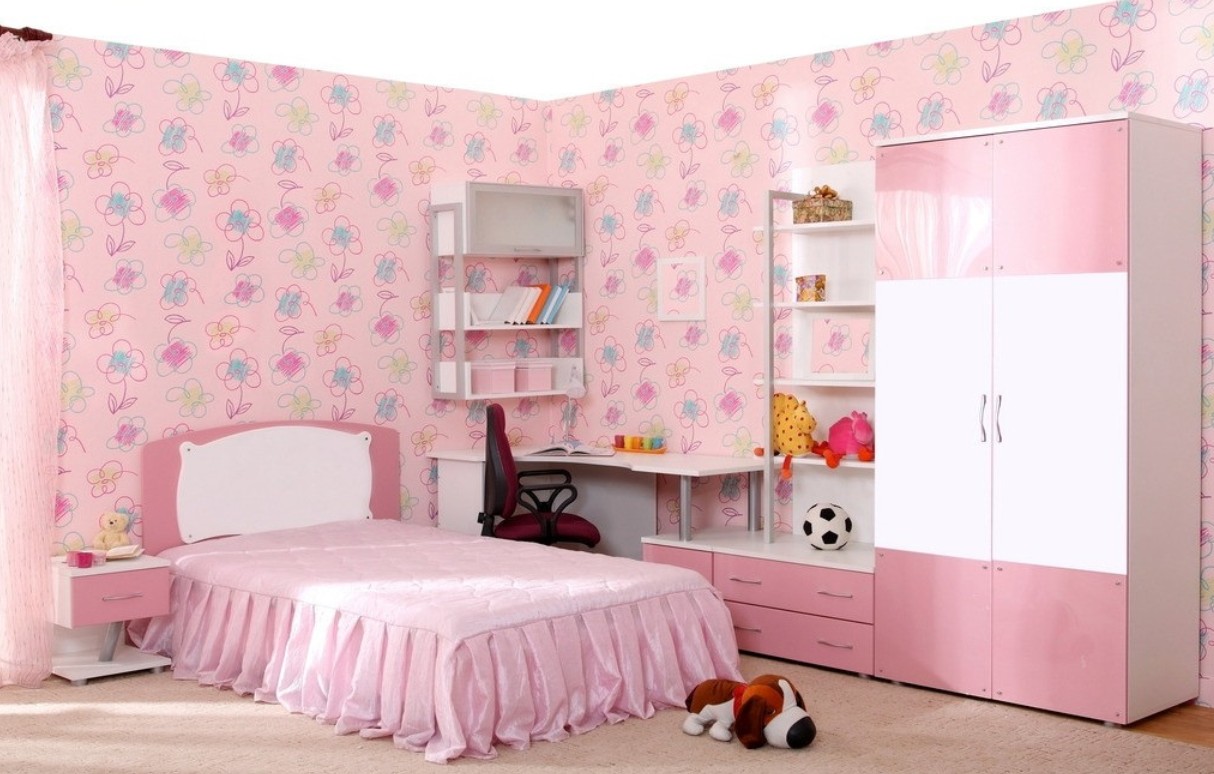 60 Desain Interior Kamar Tidur Warna Pink Untuk Perempuan - Simple Pink ...