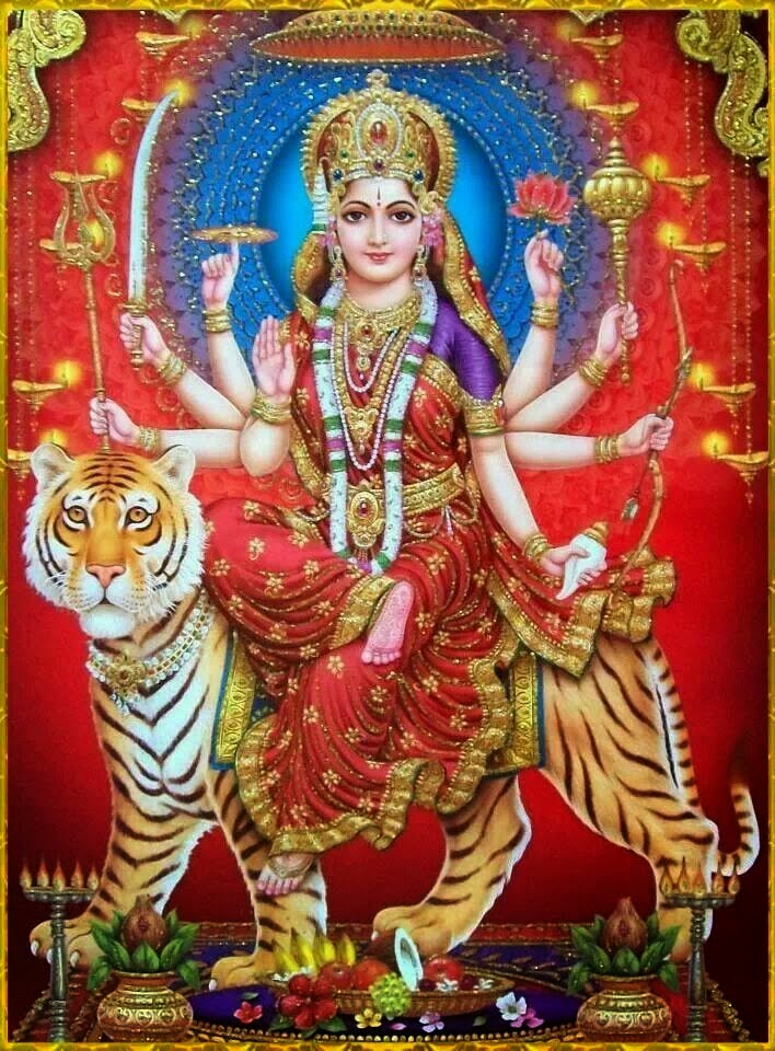 mata rani wallpaper full size,tapestry,art,painting,mythology,place of ...