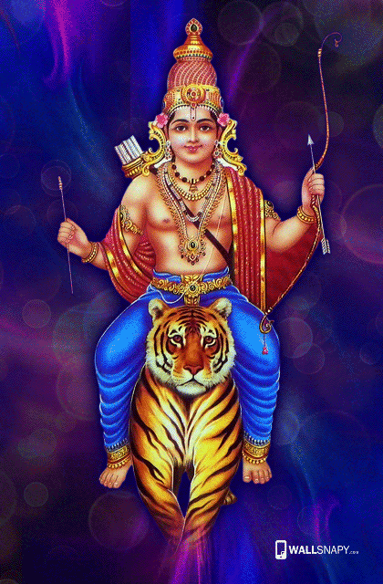 Ayyappan With Tiger Hd- WallpaperUse