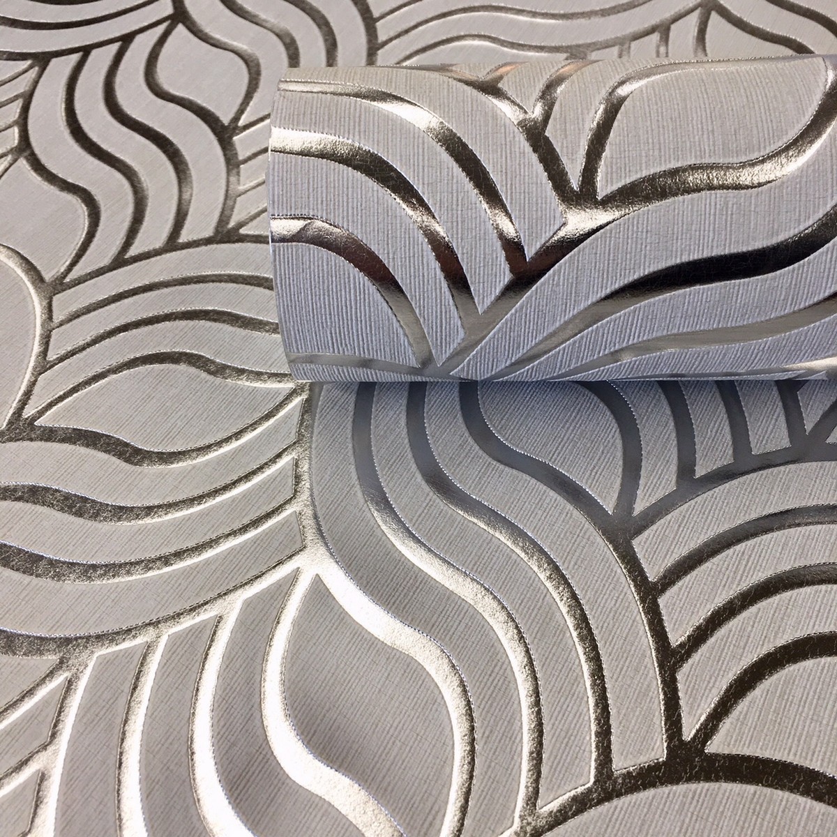 Metallic Art Deco Wallpaper at Annette Nelson blog