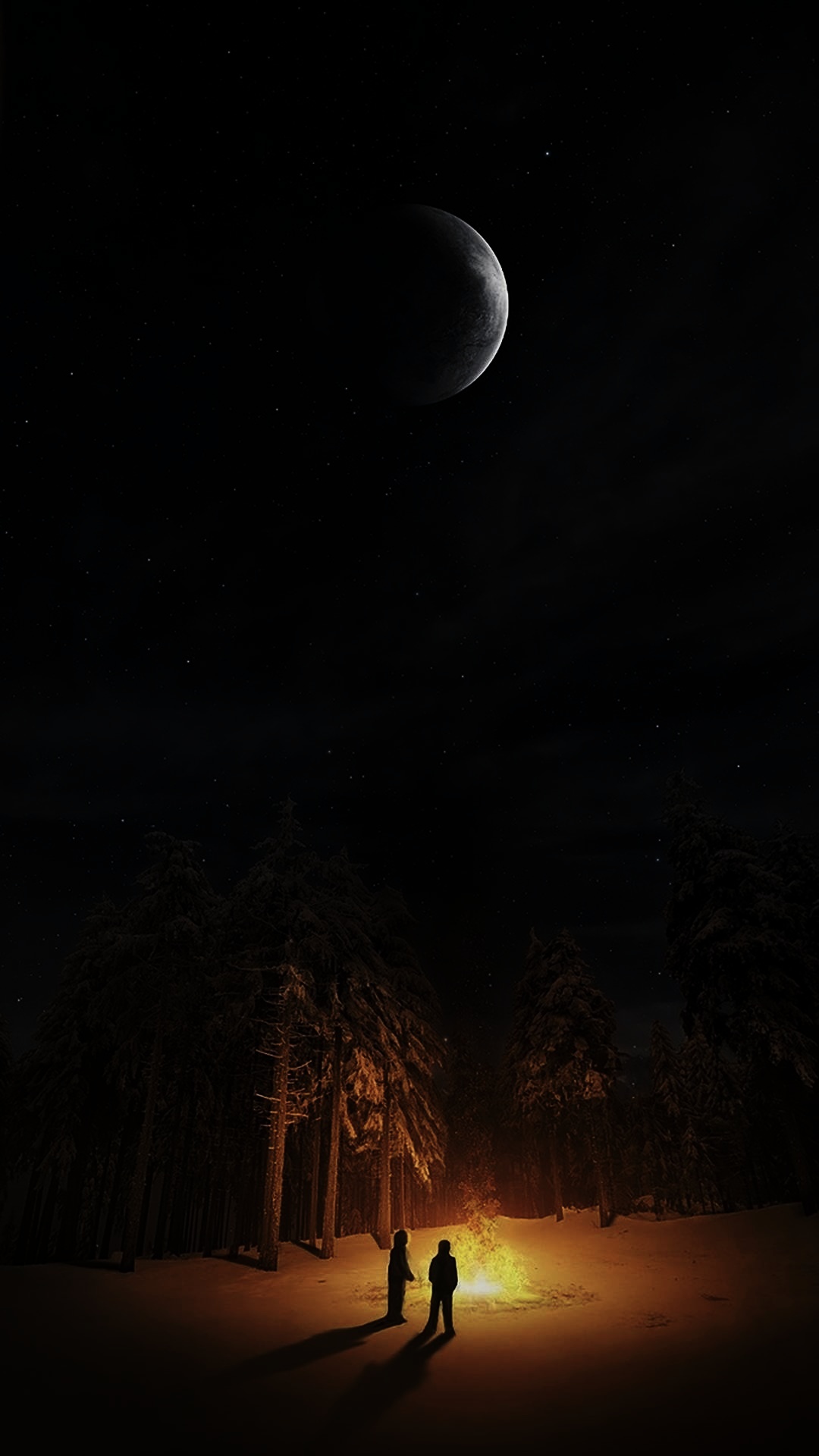 best amoled wallpapers,sky,nature,moon,light,darkness (#130786 ...