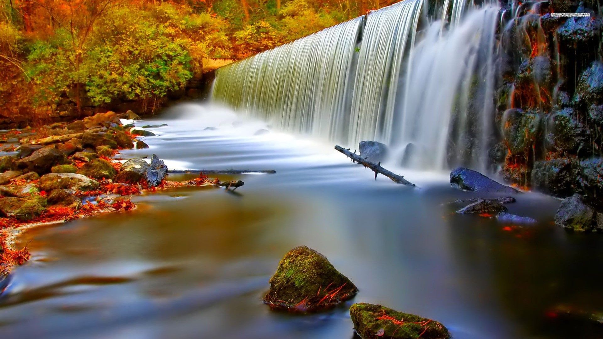 wonderful wallpapers,waterfall,body of water,natural landscape,water ...