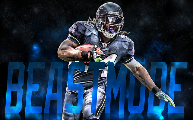 Marshawn Lynch Seattle Seahawks Beast Mode Wallpaper - Beast Mode ...