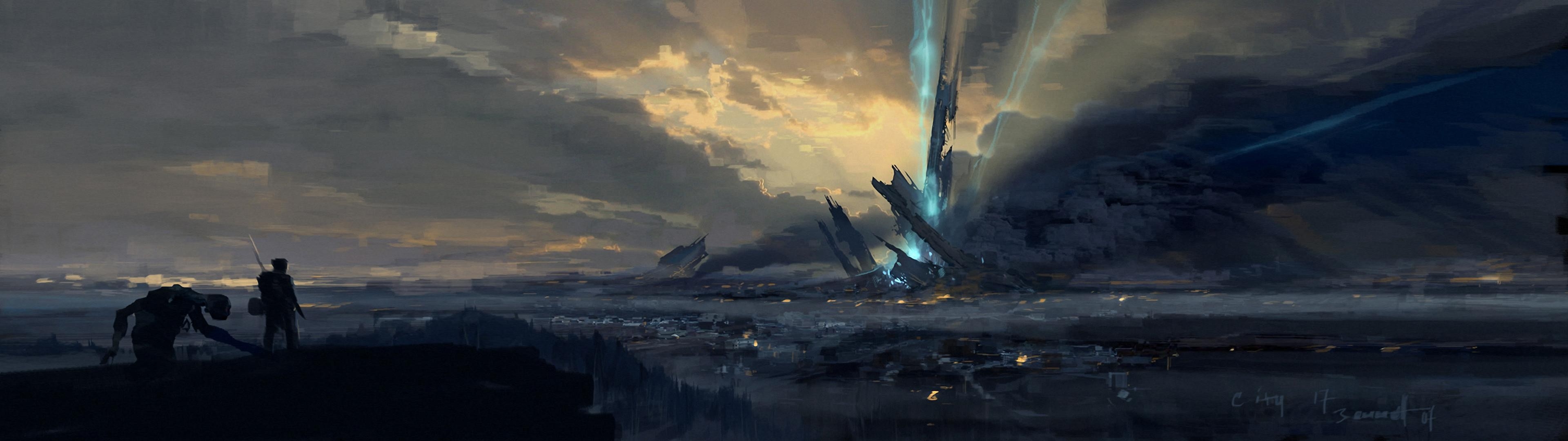 Half Life World, Planet, Surface, Sci-fi Games, Double - Half Life 2 ...