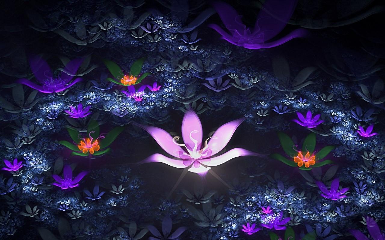 3d flower live wallpaper,violet,fractal art,purple,nature,lilac ...