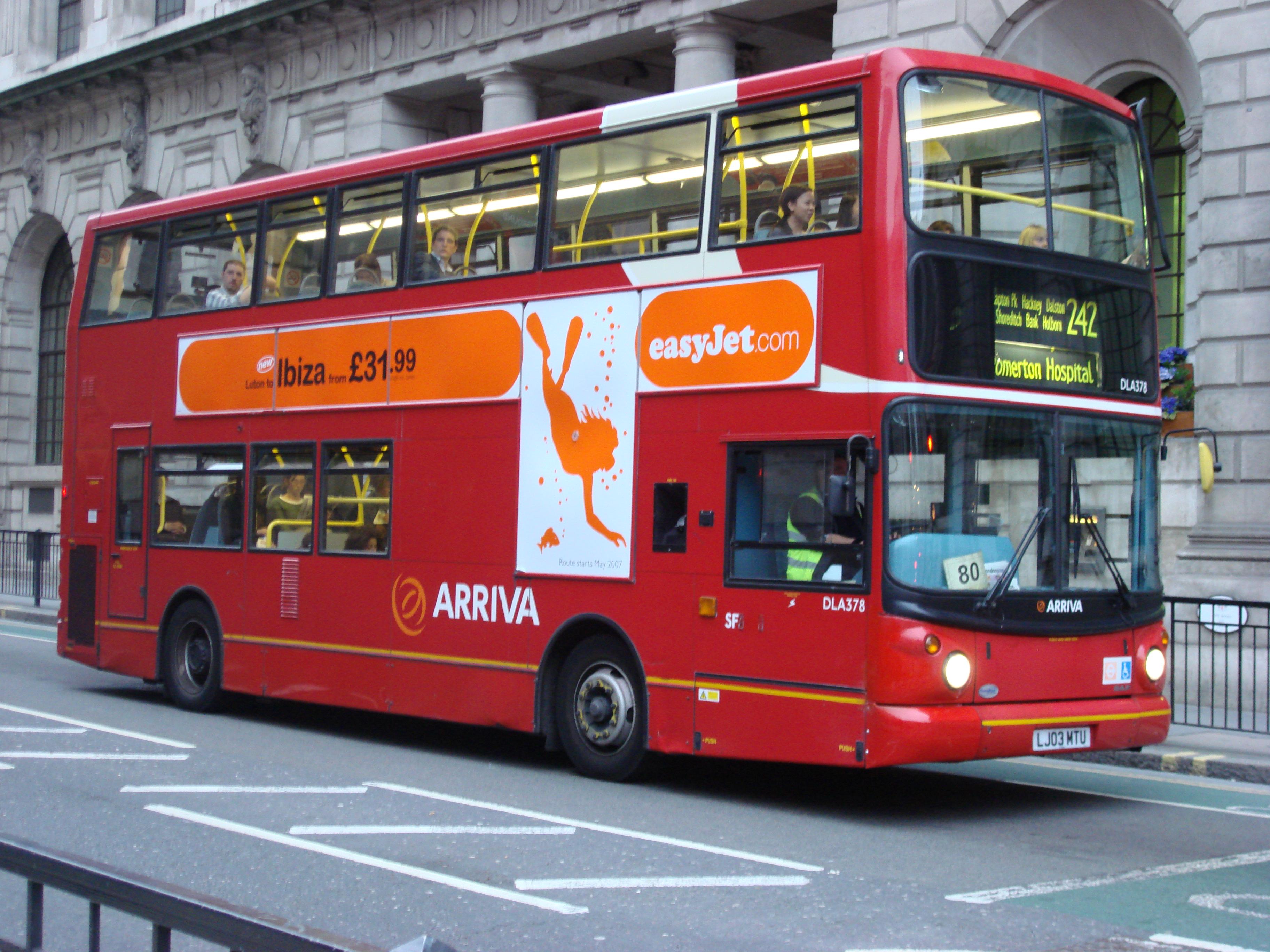 London Bus 242- WallpaperUse