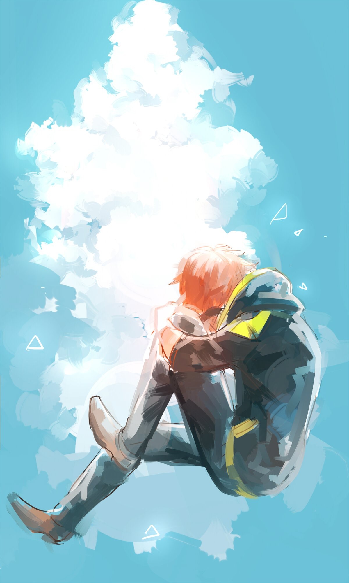 707 Mystic Messenger Sad- WallpaperUse