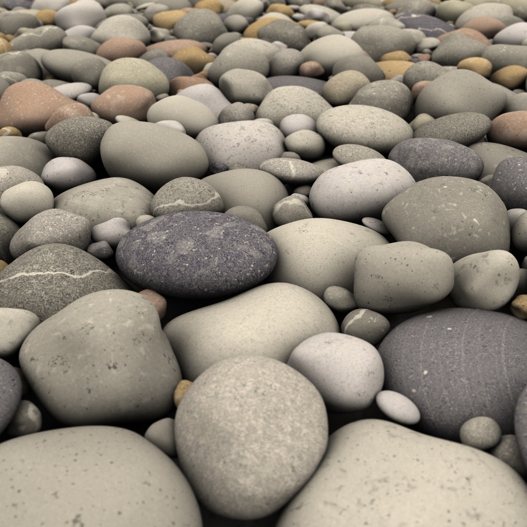 Pebble Beach Ipad Wallpaper - Pebble Stone- WallpaperUse