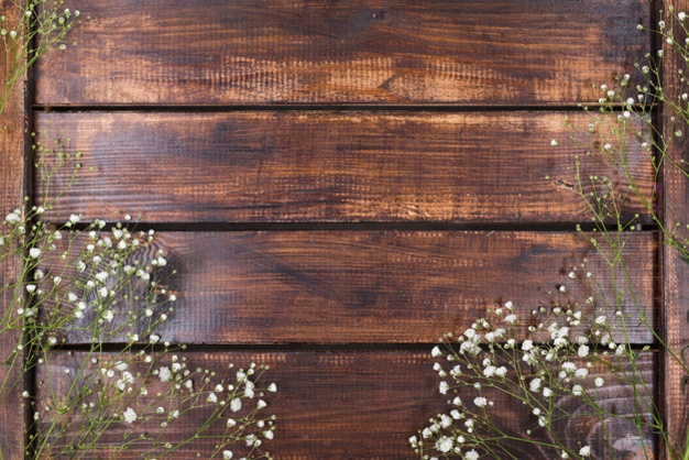 Rustic Wood Background With Lights- WallpaperUse
