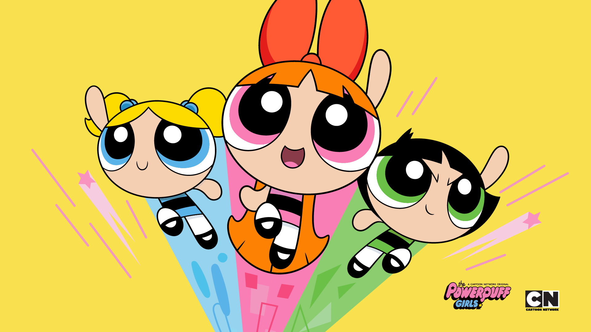 powerpuff girls wallpaper,cartoon,animated cartoon,fictional character ...