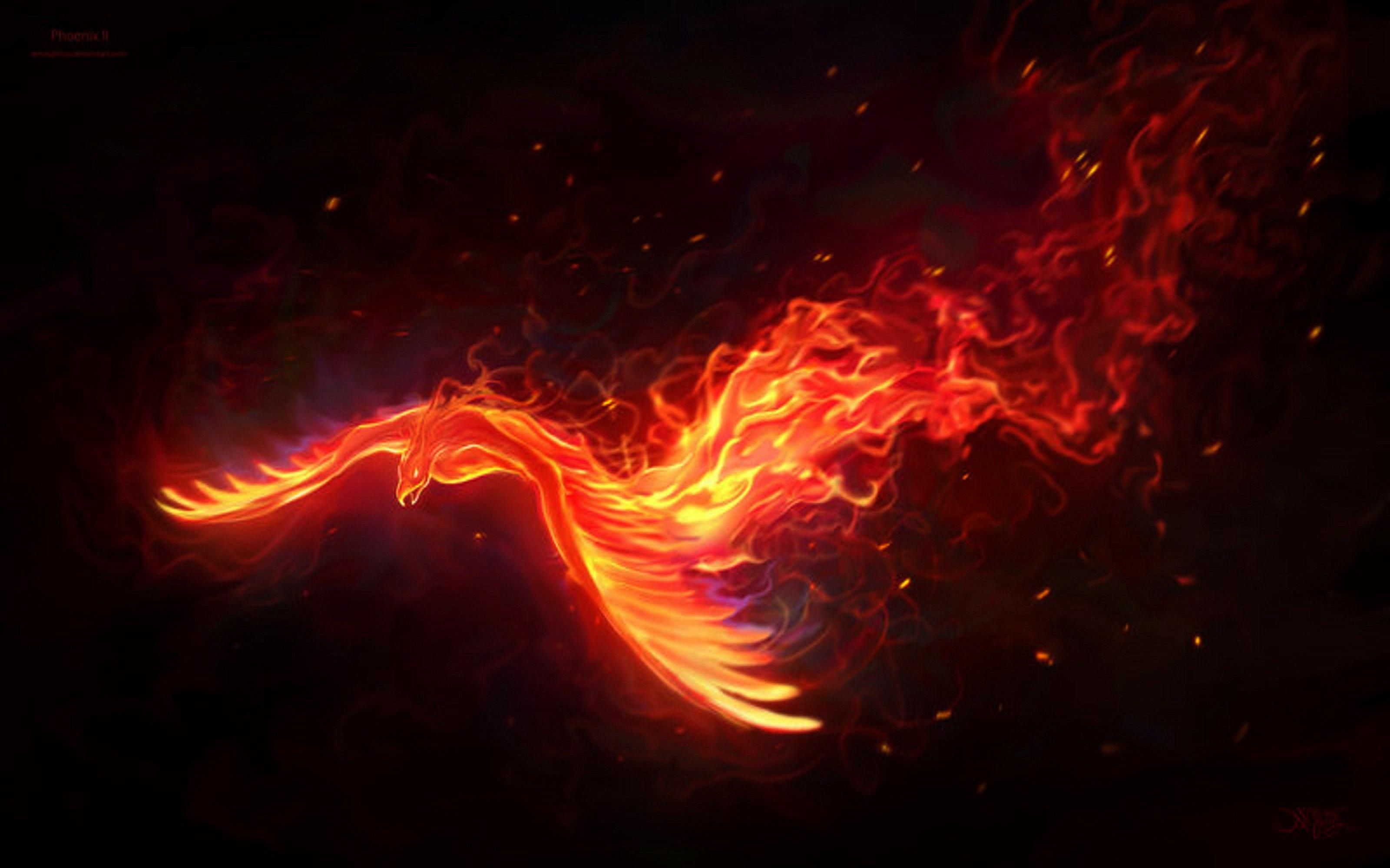 phoenix wallpaper,geological phenomenon,heat,atmosphere,space,darkness ...
