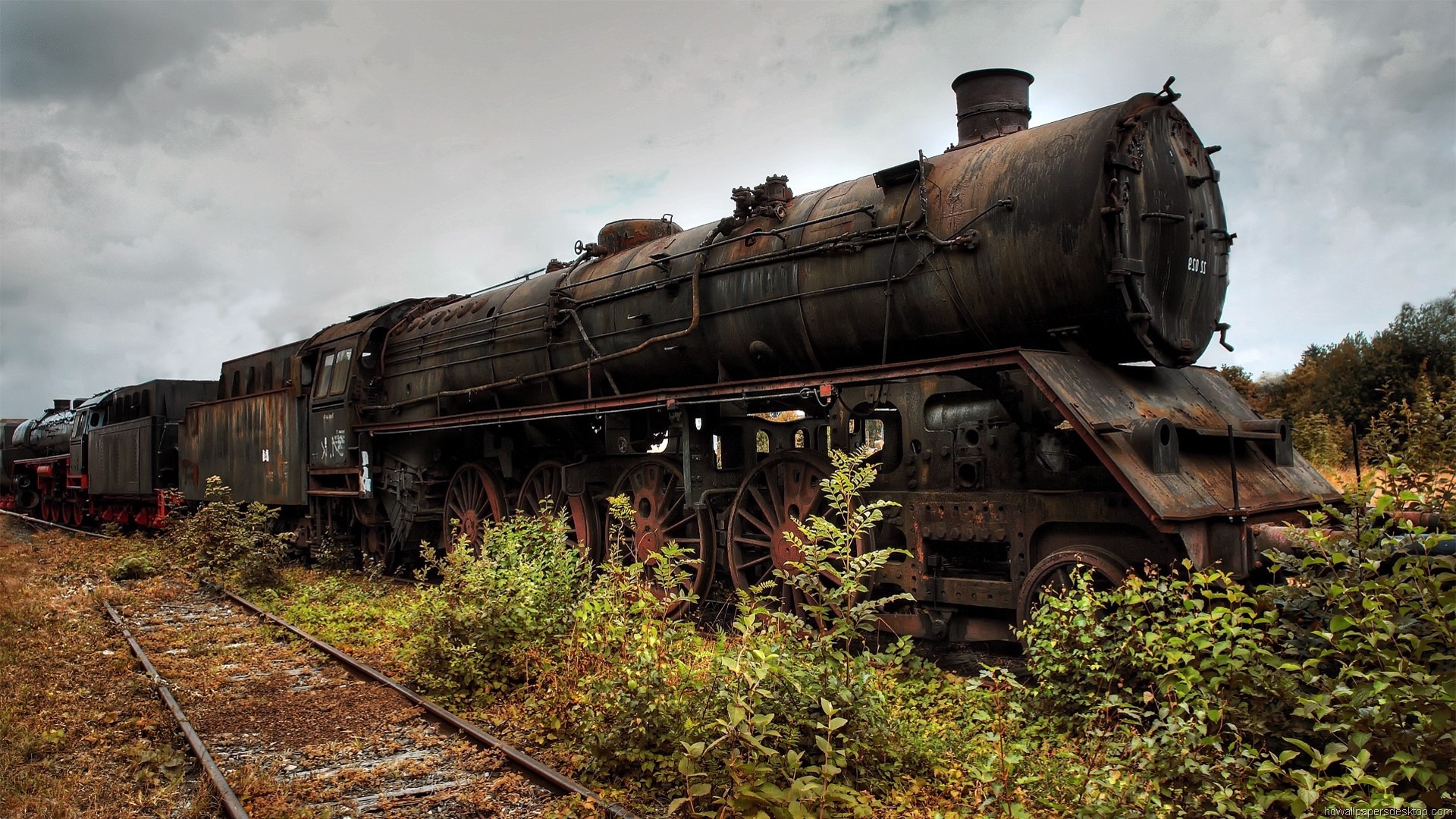 hd wallpaper widescreen,transport,railway,train,steam engine,track ...