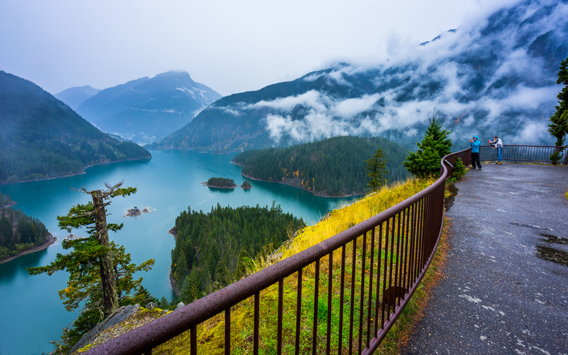 Diablo Lake Washington- WallpaperUse