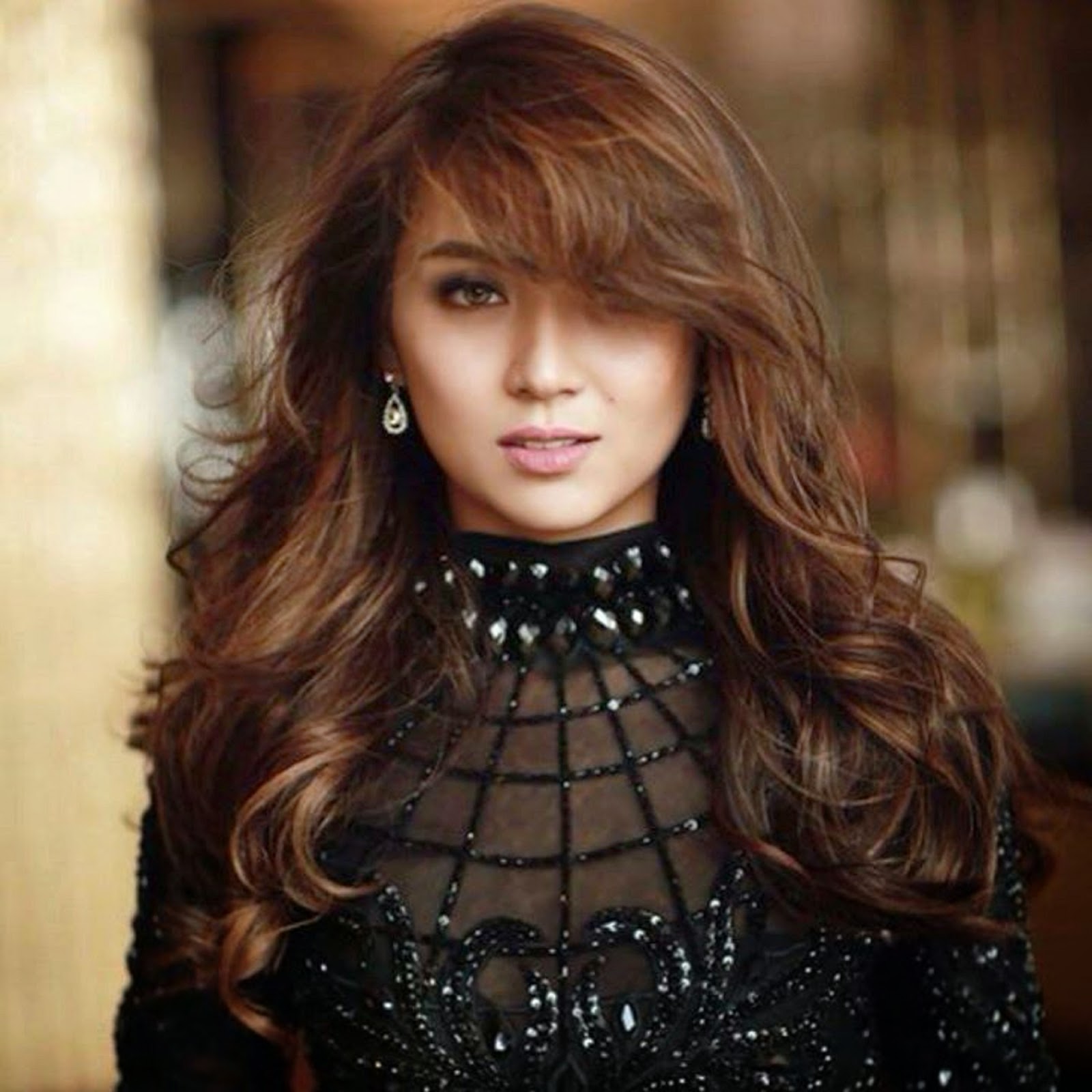 kathryn bernardo wallpaper,hair,face,hairstyle,brown hair,hair coloring ...