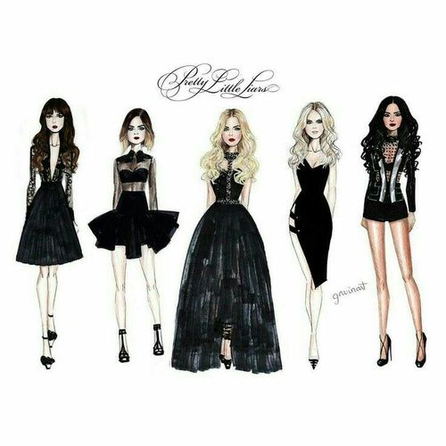 Pretty Little Liars Easy Drawing- WallpaperUse