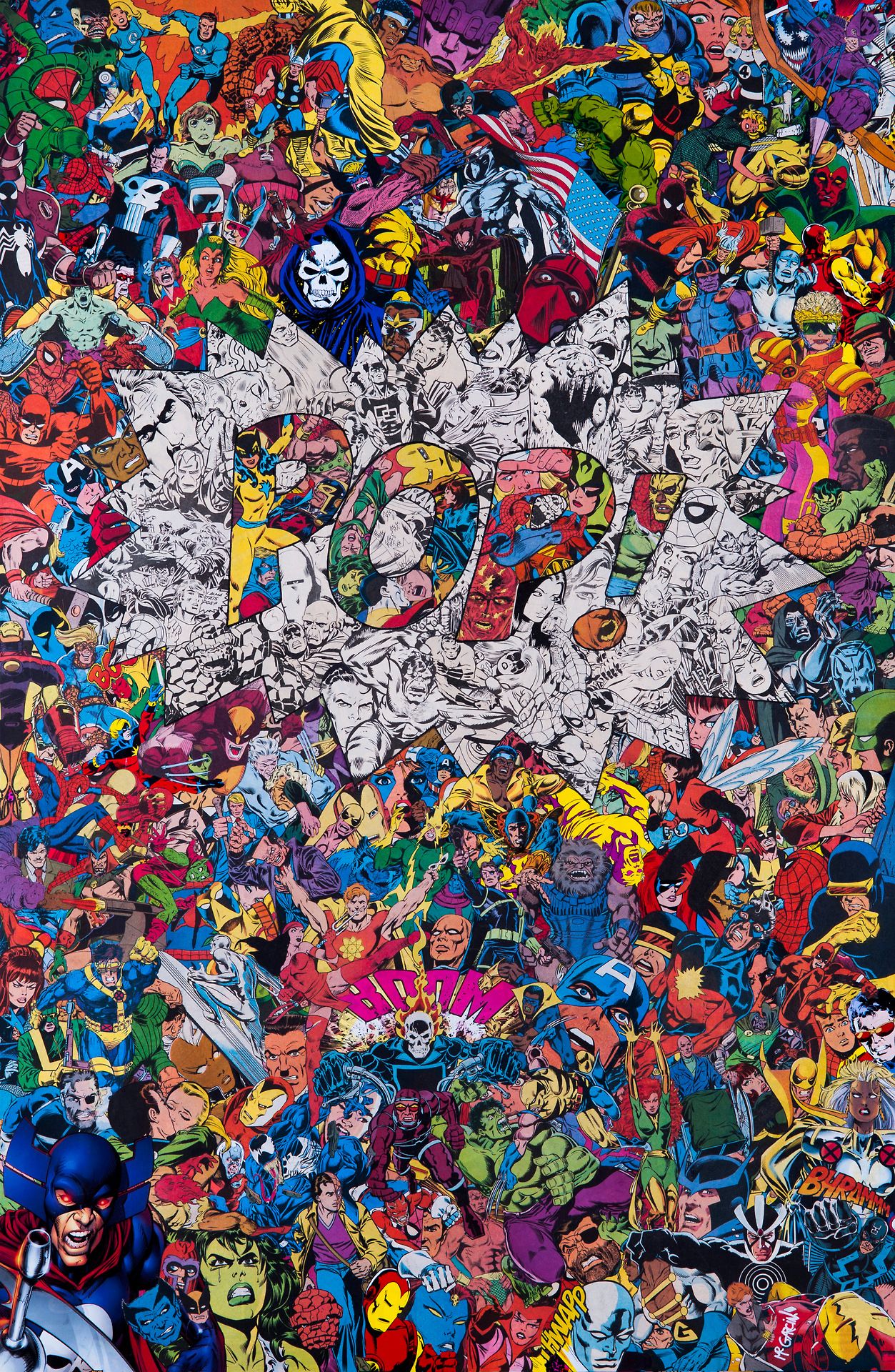 Marvel Collage- WallpaperUse