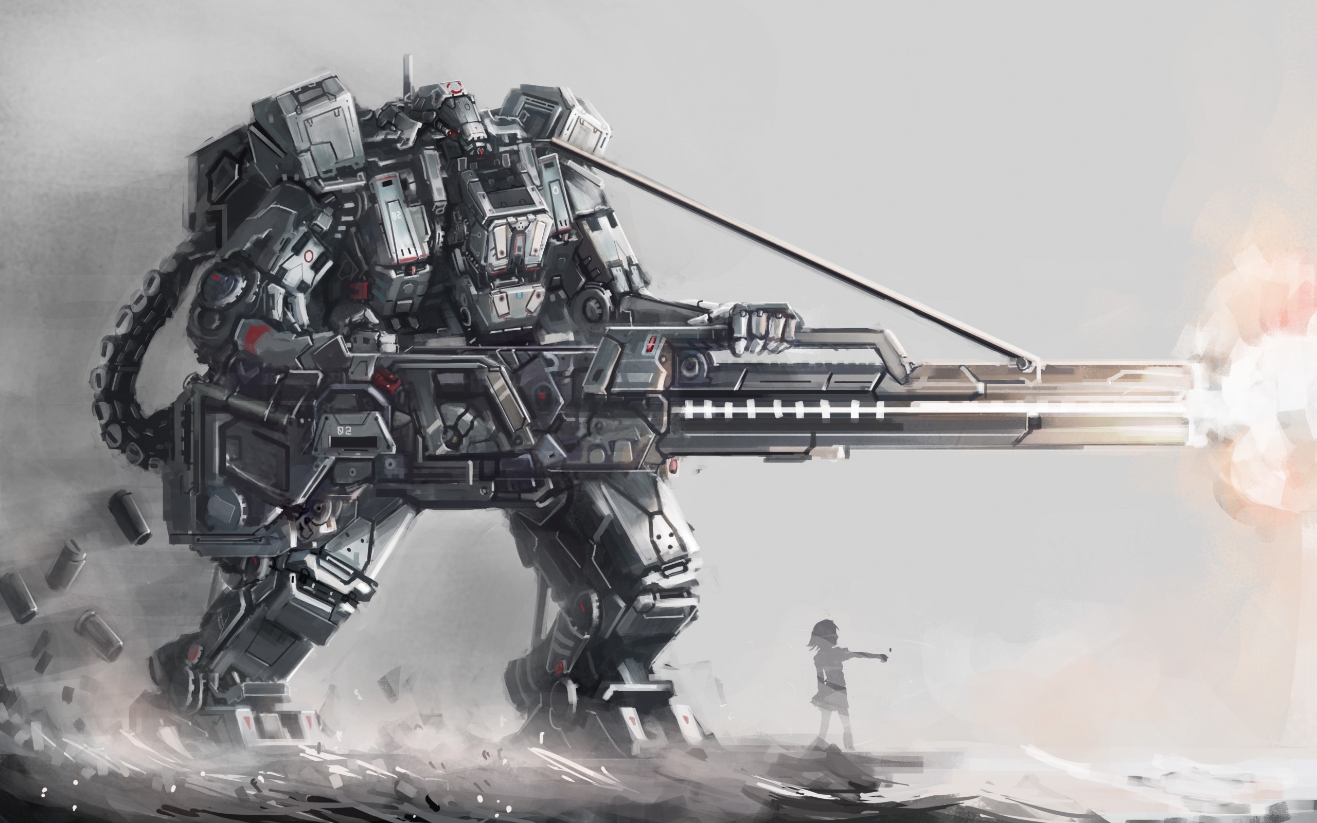 Mecha, Sci-fi, Giant Robot - Sci Fi Giant Robot- WallpaperUse