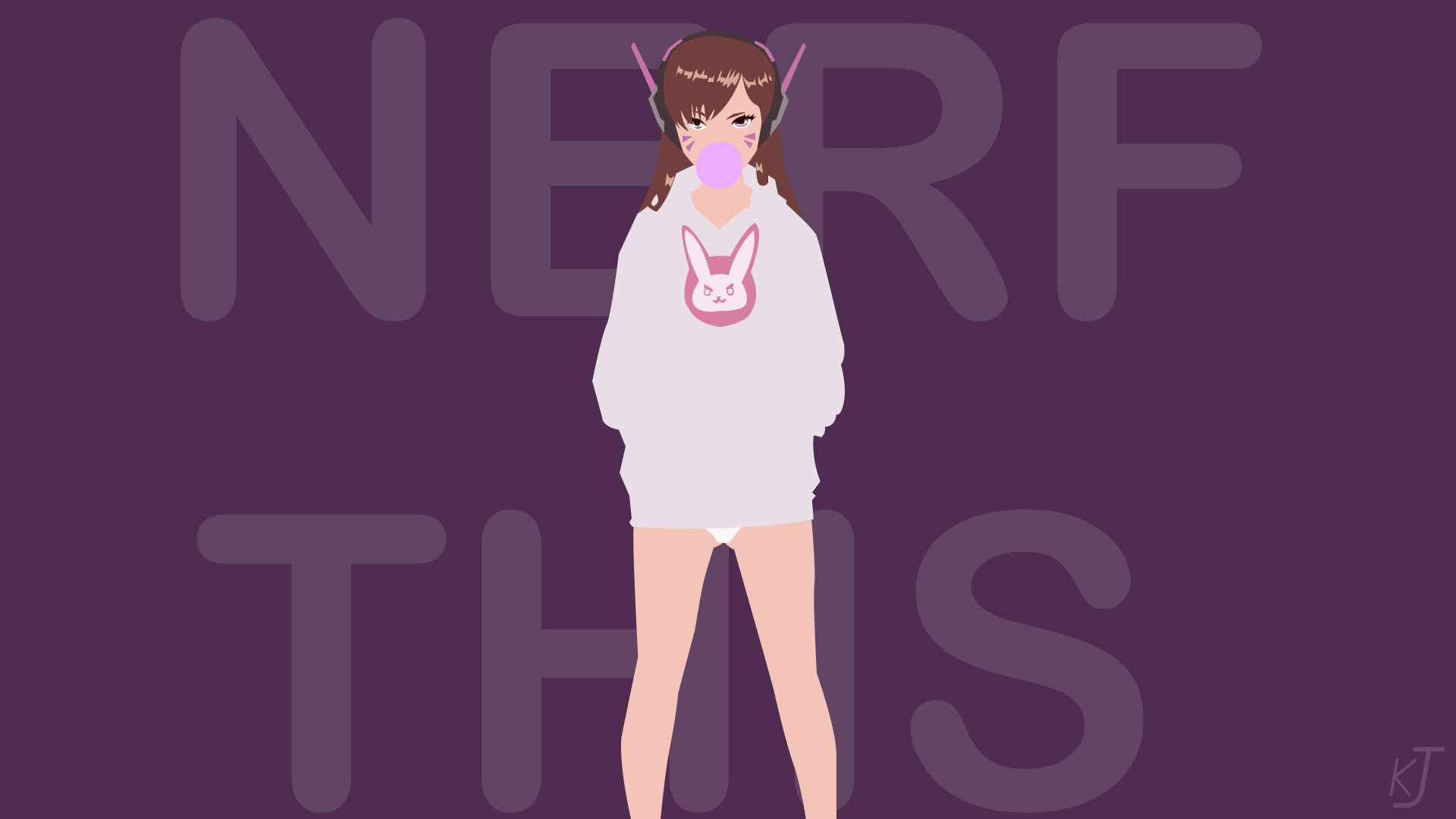 nerf dieses hintergrundbild,rosa,karikatur,text,animation,mode (#173502 ...