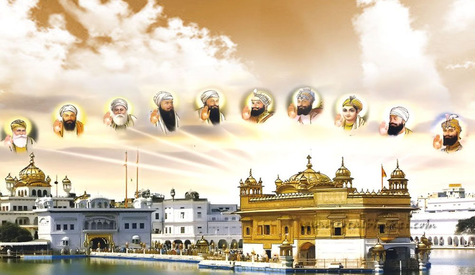 sikh wallpaper download,landmark,architecture,sky,building,reflection ...