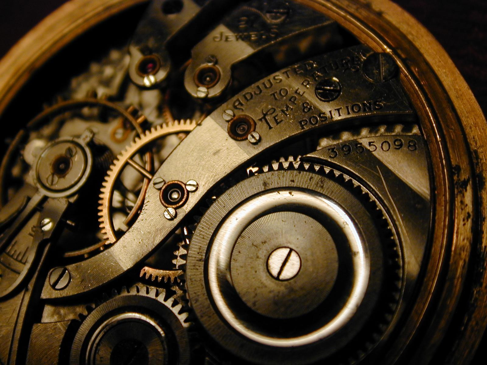 Time Wallpaper - Inner Working Of A Watch- WallpaperUse