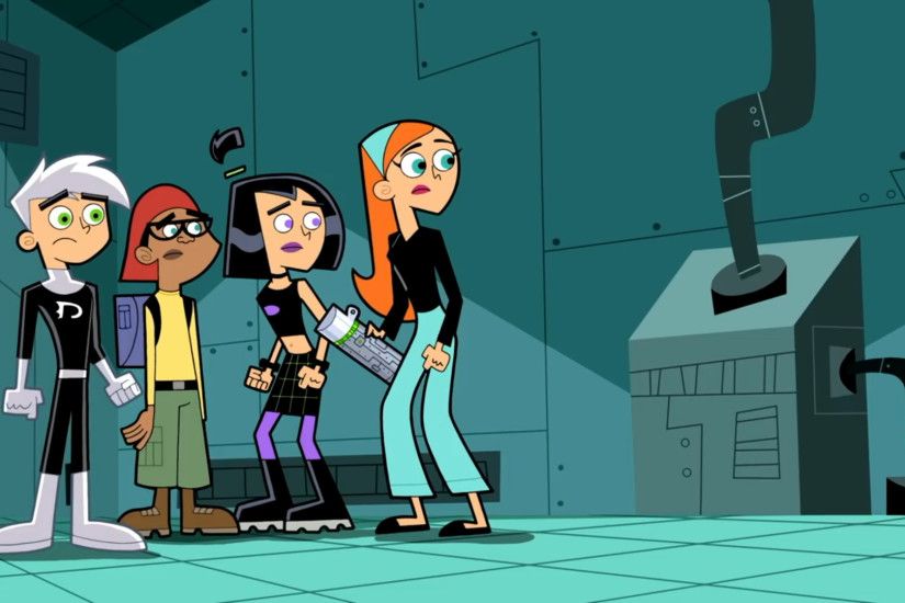 Short1 Team Phantom In Lab Corner Src Danny Phantom - Cartoon- WallpaperUse