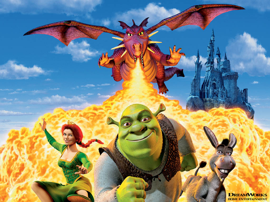 Shrek 2001 Movie Poster- WallpaperUse