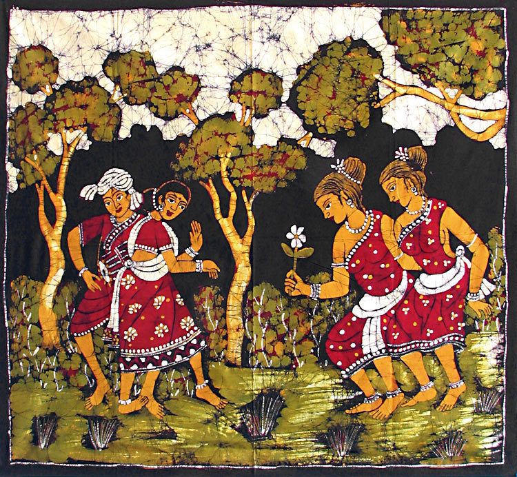 santali photo wallpaper,tapestry,art,textile,painting,miniature ...