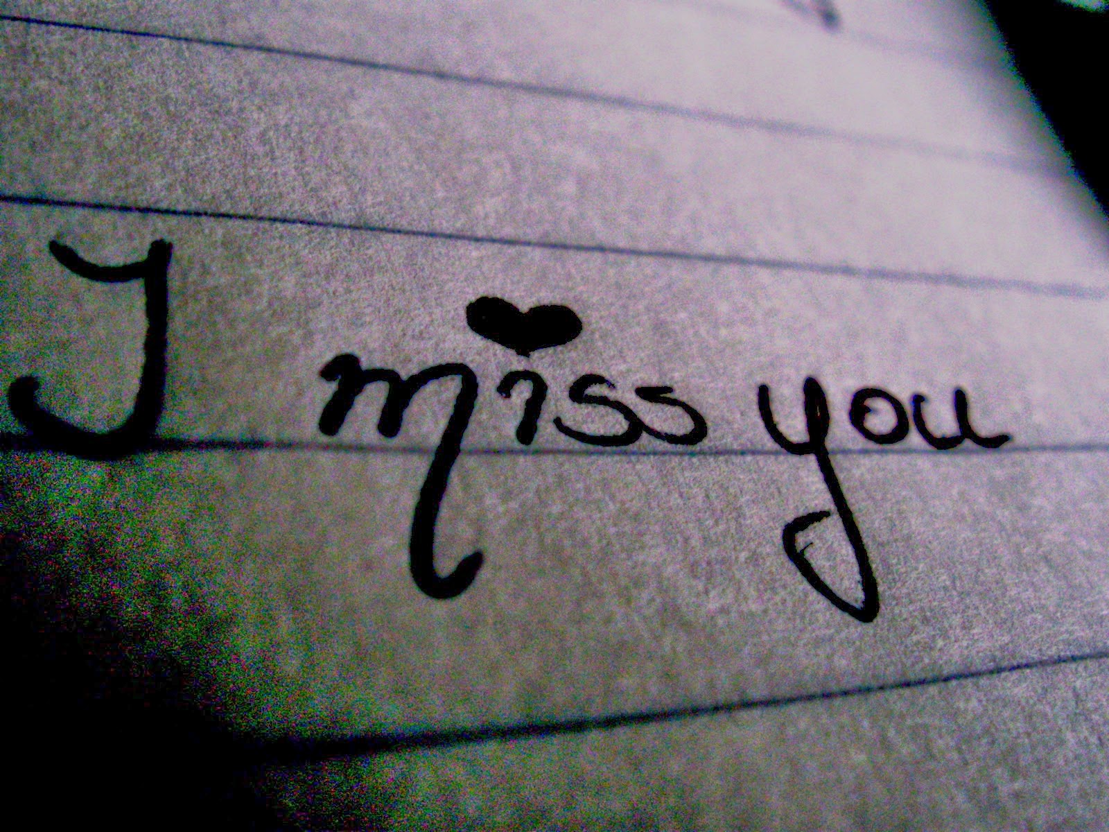 I Miss You Note Page Wallpaper - Hd Images Of Sad Love- WallpaperUse