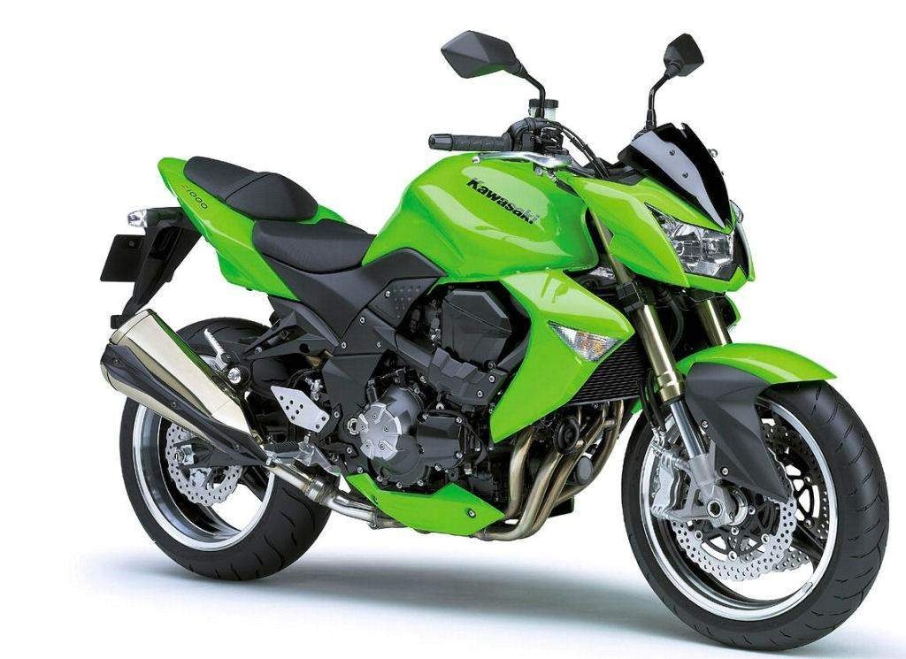 Green Kawasaki Z1000 Wallpaper - Kawasaki Z1000 2008- WallpaperUse