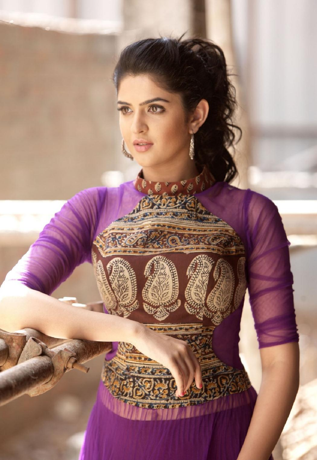 deeksha seth wallpaper,purple,clothing,magenta,violet,neck (#199909 ...