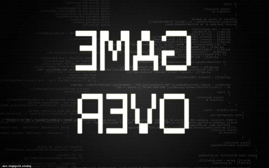 Hacker Wallpaper Game Over, Hd Wallpaper Download - Graphic Design ...