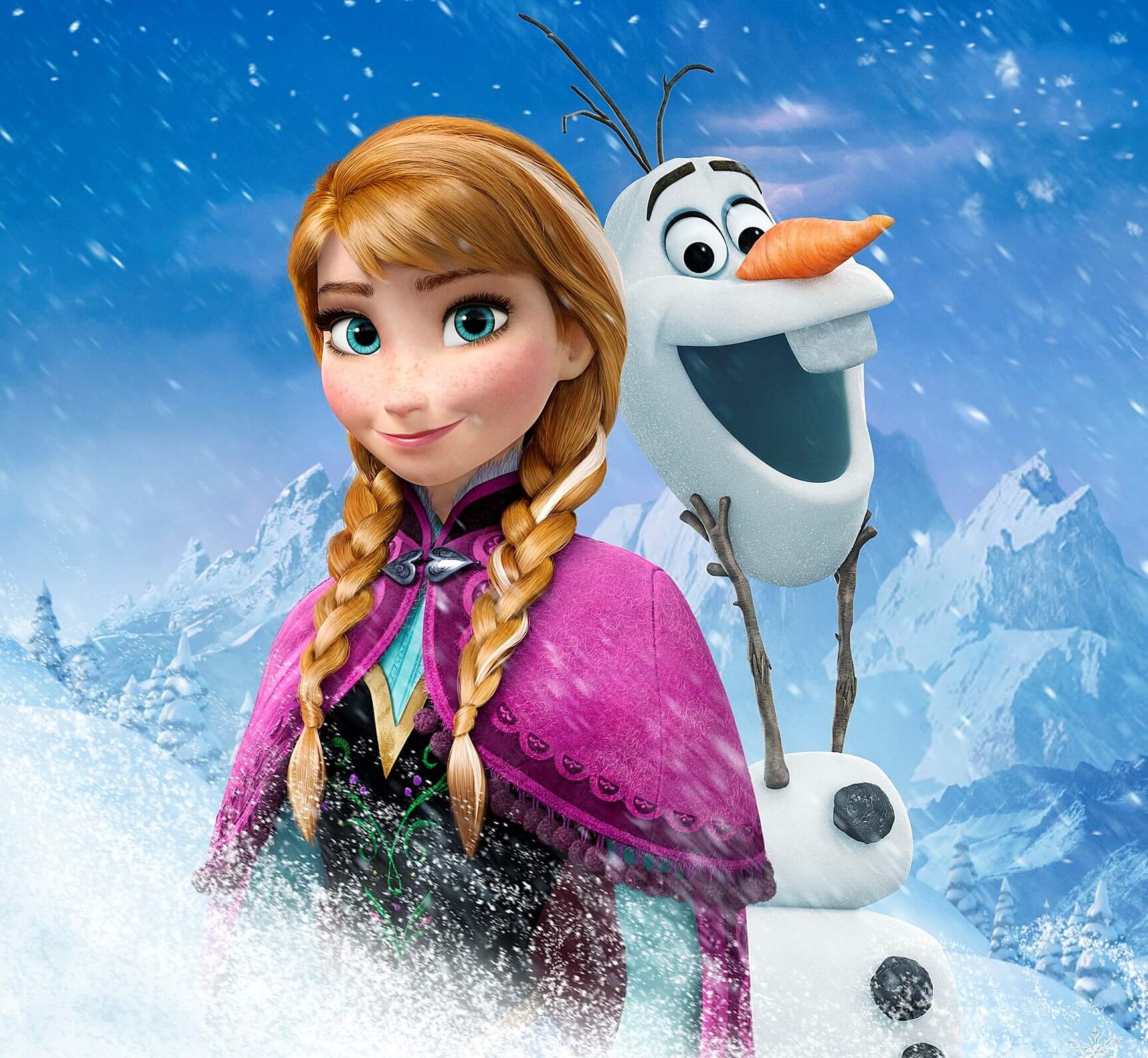 Elsa Olaf Frozen 2 Wallpapers Frozen Whatsapp Dp - Anna And Olaf Frozen ...